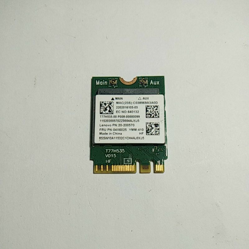 Jual Wificard Wifi Card Laptop Lenovo G40 Series G40-45 G40-30 G40-70 ...