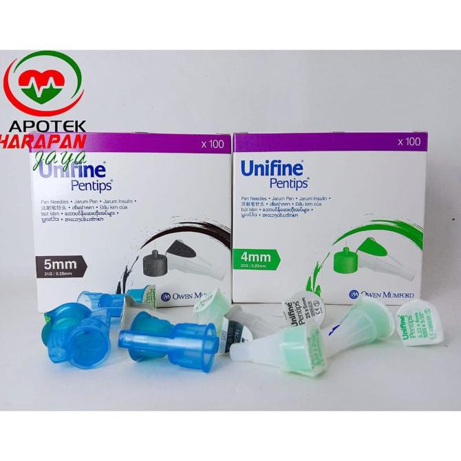Jual Unifine Pentips Insulin - box 5mm | Shopee Indonesia