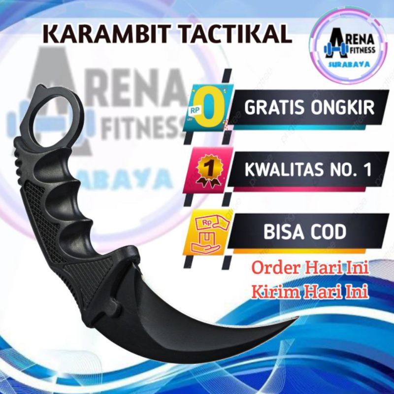 Jual original karambit survival hitam Polos karambit CS Go | Shopee ...