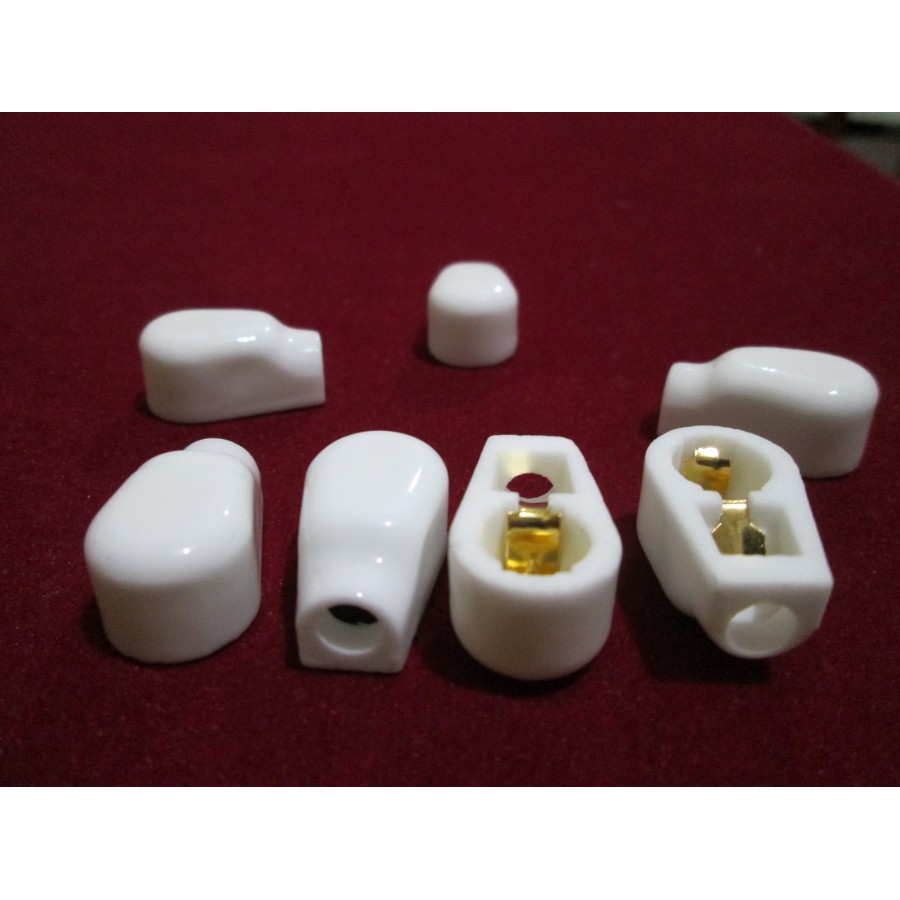 Jual Ceramic Gold Plated Terminal Tube Cap - Medium Size | Shopee Indonesia