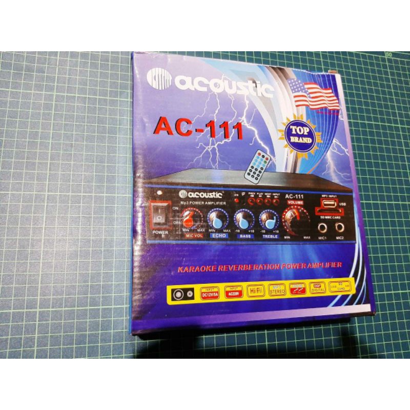 Jual OBRAL!!! MP3 Power Ampifier Acoustic AC-111 | Shopee Indonesia