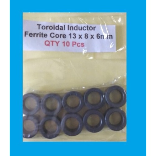 Jual QTY 10 Pcs Toroidal Inductor Ferrite Core 13 x 8 x 6mm | Shopee Indonesia