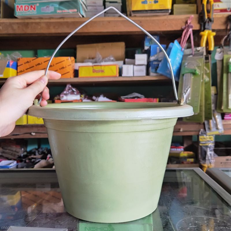 Jual Ember Kecil Hijau Anti Pecah // Ember Mini Hijau Anti Pecah ...