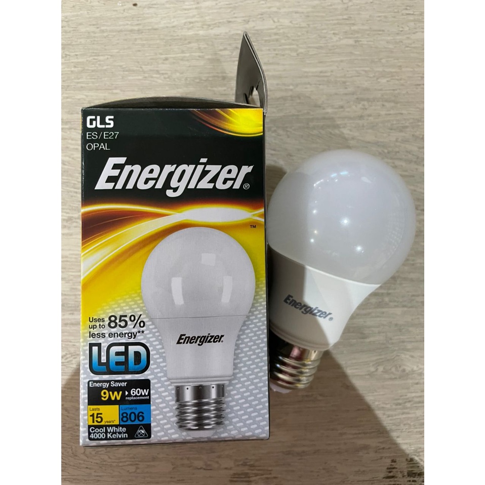 Jual LAMPU LED 9 WATT ENERGIZER BOHLAM COOL WHITE- 9 w bohlam LED ...