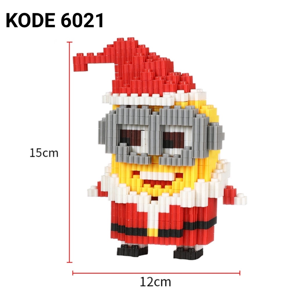 Jual Nano block minion series mainan edukasi anak Balok Susun kartun ...