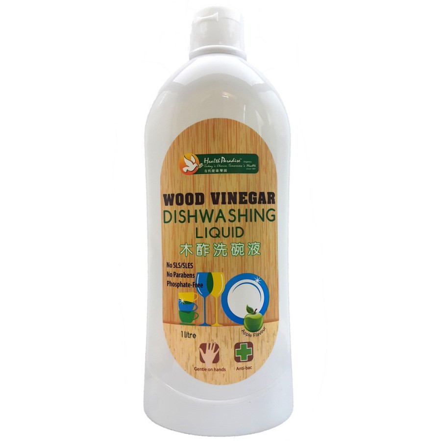 Jual Health Paradise Wood Vinegar Dish Washing Liquid 1L (Natural, no ...