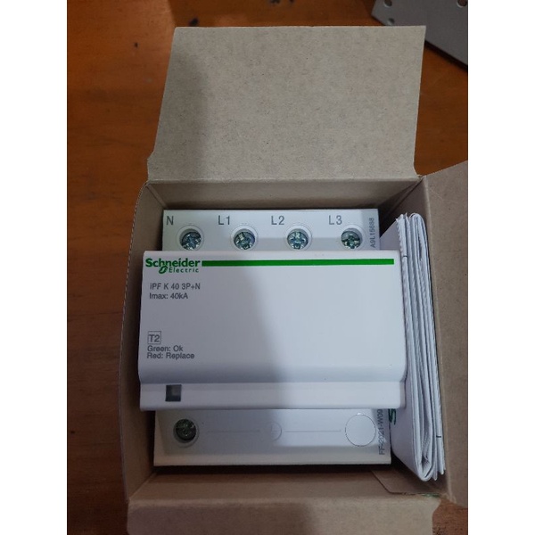 Jual Surge Arrester Schneider IPF40 PF40 3P+N 40kA A9L15688 | Shopee ...