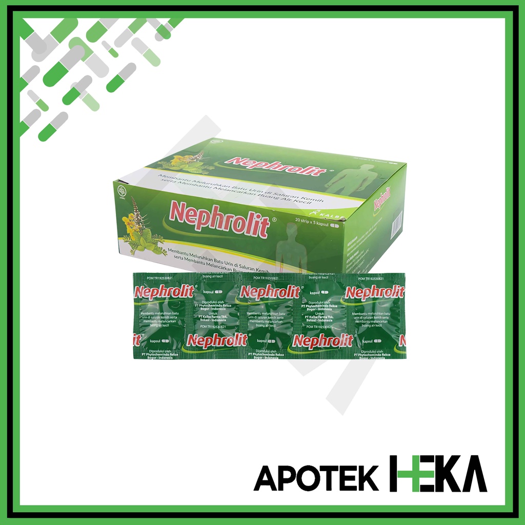 Jual Nephrolit Box isi 20x5 Kapsul - Membantu Melarutkan Batu Urin ...