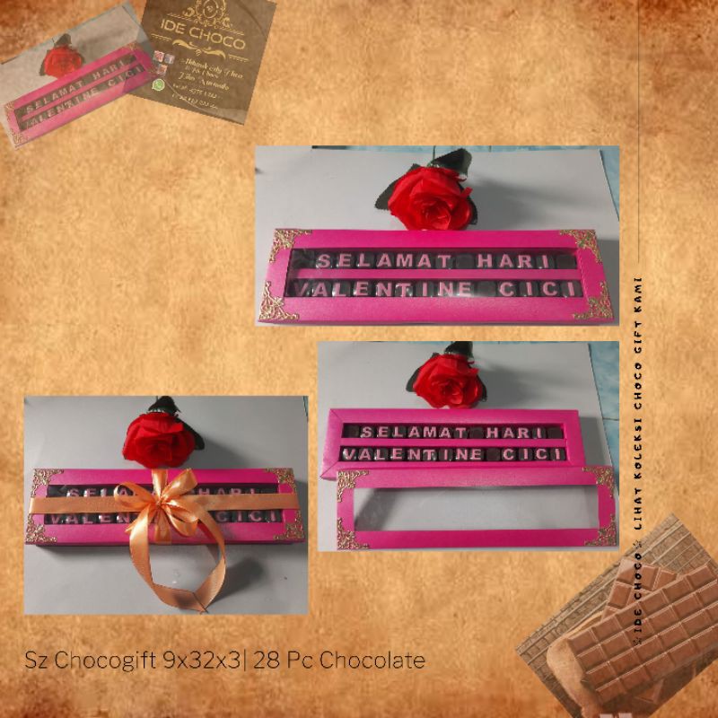 Jual Coklat Cokelat Gift Hadiah Kado Pacar Souvenir Hadiah Valentine ...