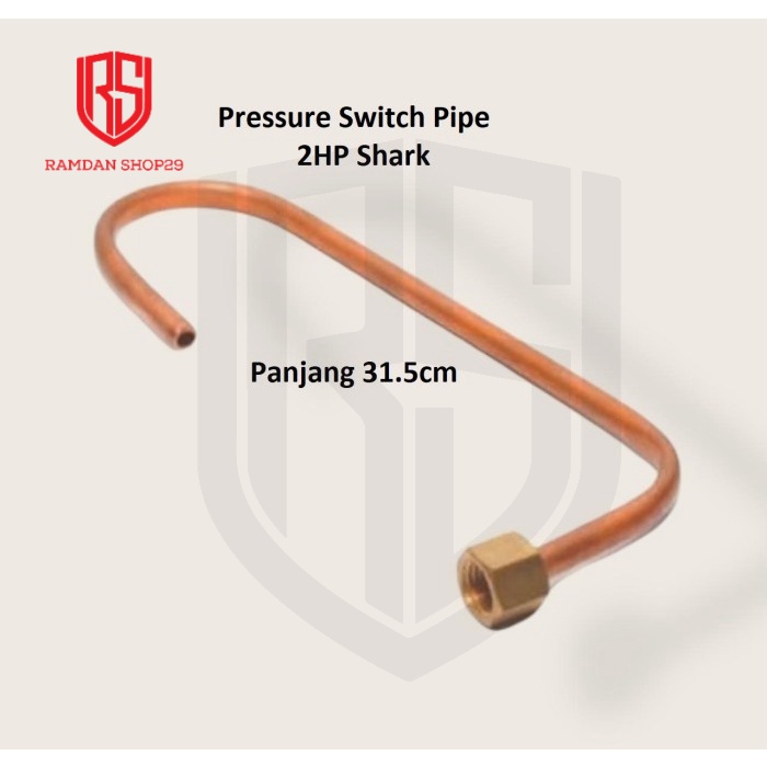 Jual Pipa Otomatis Kompresor Angin Pressure Switch Pipe 2 hp Shark ...