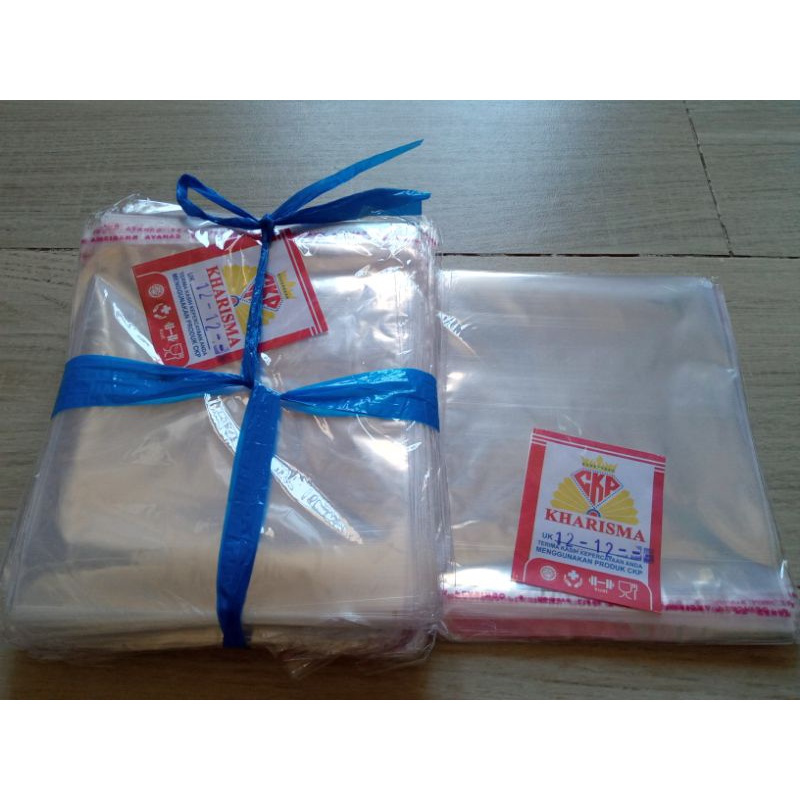 Jual Plastik opp Roti dan kerupuk ( SEAL / LEM ) 12x12 isi 100pcs ...