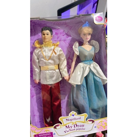 Jual Barbie Cinderella & Pangeran Preloved | Shopee Indonesia