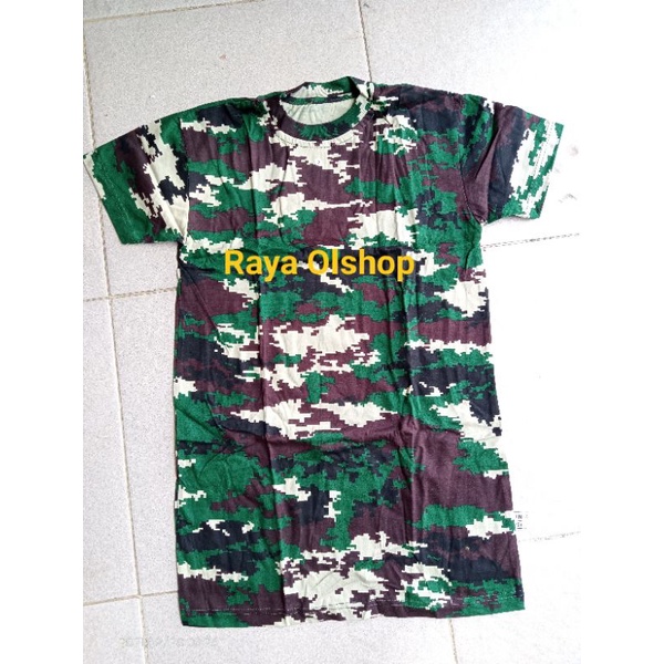 Jual ORI 100%. Kaos loreng jatah TNI. Malvinas, NKRI, Kostrad, Raider ...