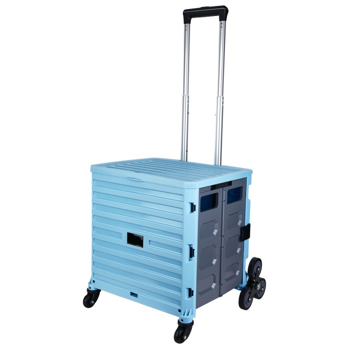 Jual Keranjang Trolley Troli Lipat Shopping Box Stoller 8 Roda 360 ...