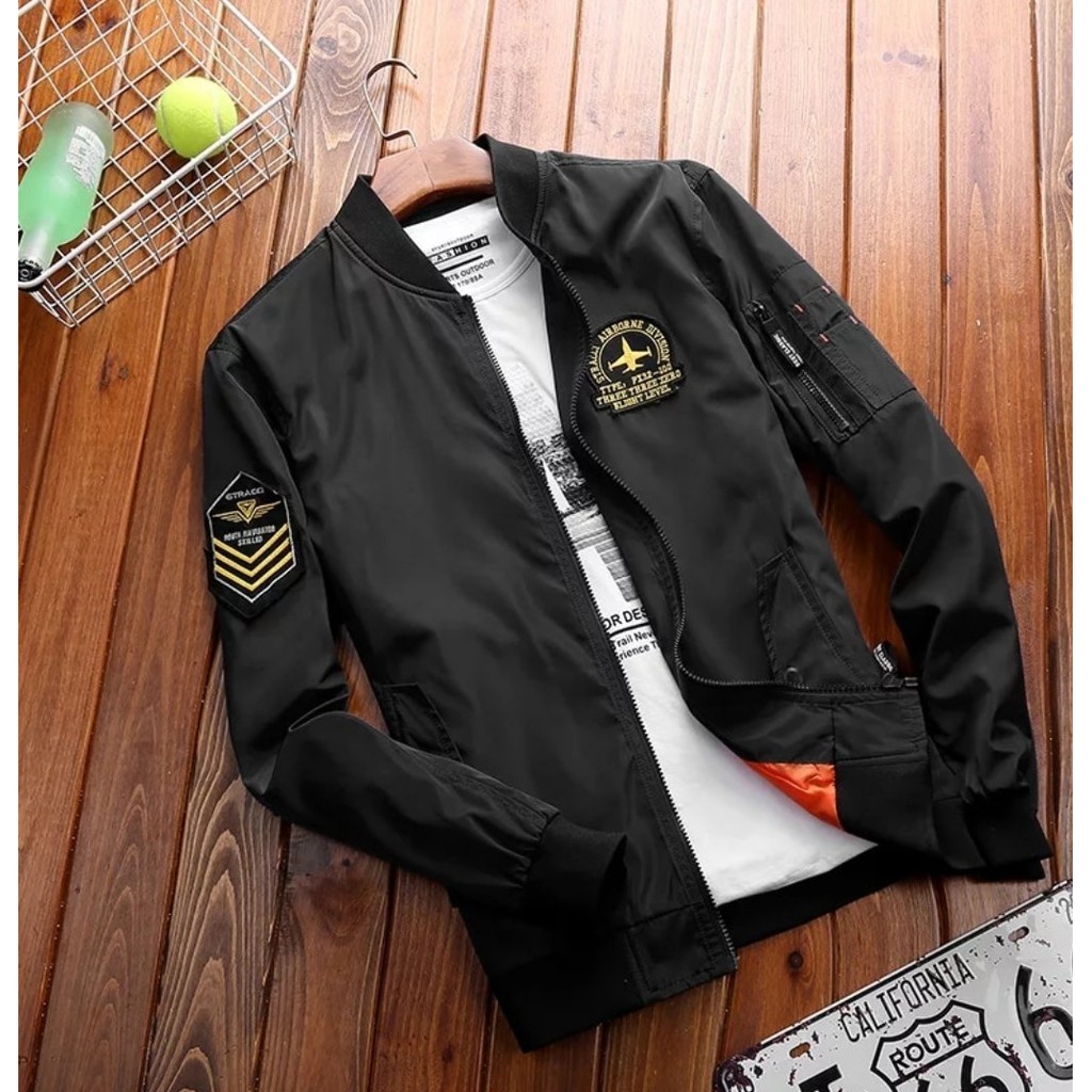 Jual JAKET MILITARY ORIGINAL SENSOR SERIES BLACK-JAKET PILOT-JAKET PRIA ...