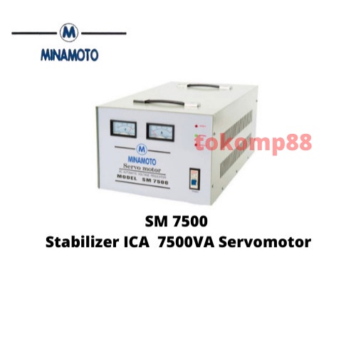 Jual Stabilizer SM Model: SM 7500 7500VA Servomotor MINAMOTO | Shopee Indonesia
