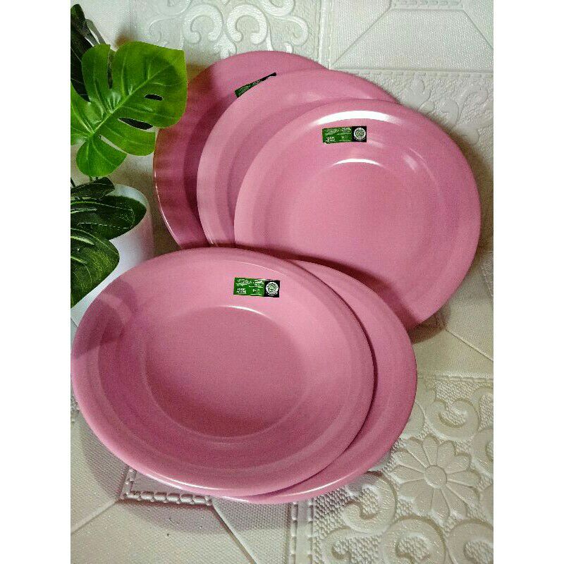 Jual 6 Pcs Piring melamin ulir 10 inci / piring makan P1001 / piring ...
