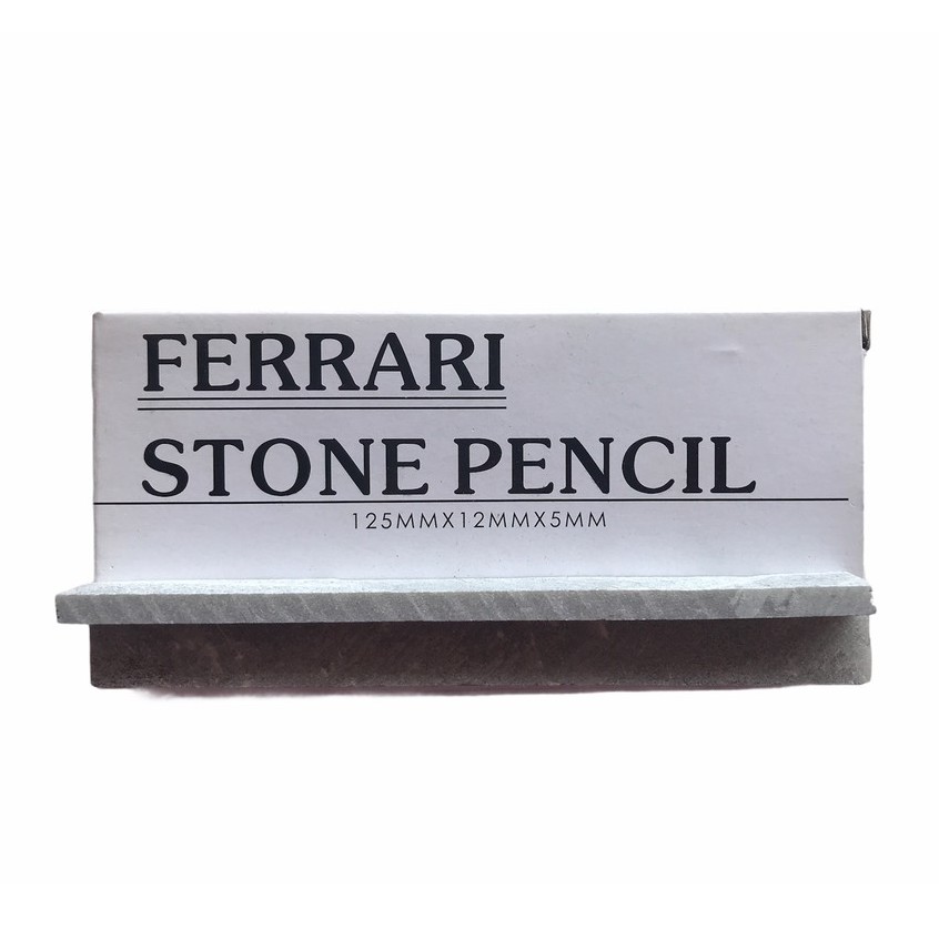 Jual Kapur Besi Ferrari Stone Pencil 125mm x 12mm x 5mm Isi 12 pcs | Shopee Indonesia