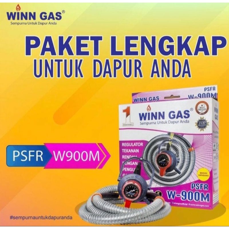 Jual Selang paket Win Gas PSFR W900 M TRIPLE LOCK | Shopee Indonesia
