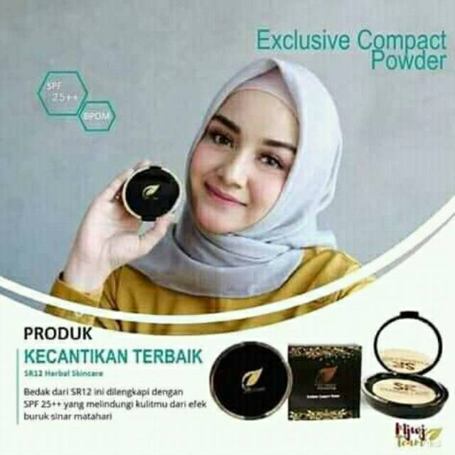 Jual Exclusif compac Powder sr12 ( Bedak firal) | Shopee Indonesia