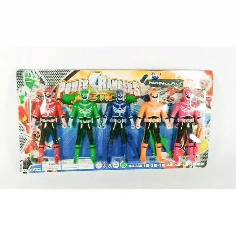 Jual Mainan Robot super ranger / Power Rangers isi 5 | Shopee Indonesia