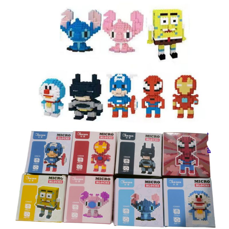 Jual Mainan Edukasi Anak Balok Diy Bricks Mini Lego Nano Block ChuZan ...