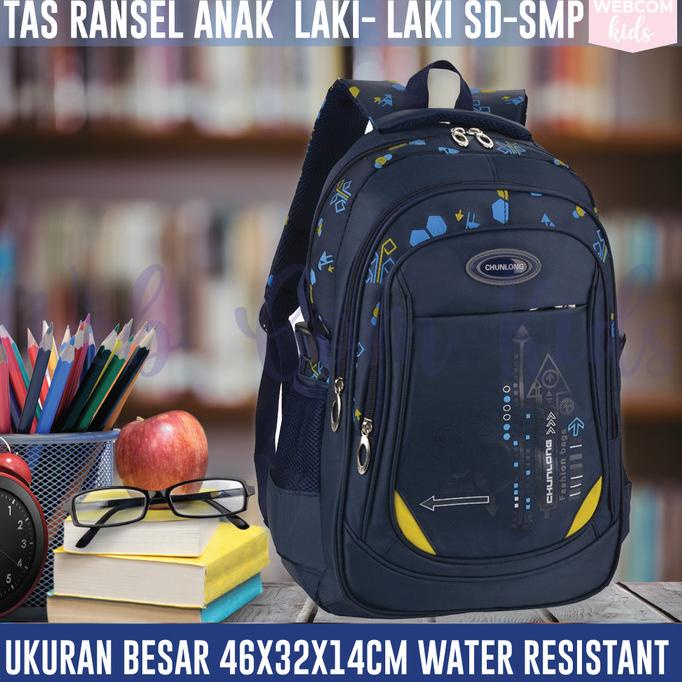Jual Tas Ransel Anak - Tas Anak Laki Laki - Tas Sekolah Anak SD - Biru Tua | Shopee Indonesia
