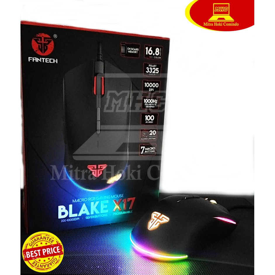 Jual Mouse Gaming Fantech BLAKE X17 RGB | Shopee Indonesia