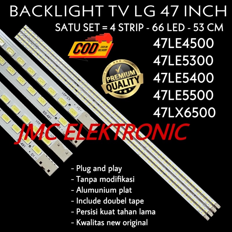 Jual BACKLIGHT TV LG 47INCH 47LE5300 47LX6500 47LE4500 47LE5500 ...