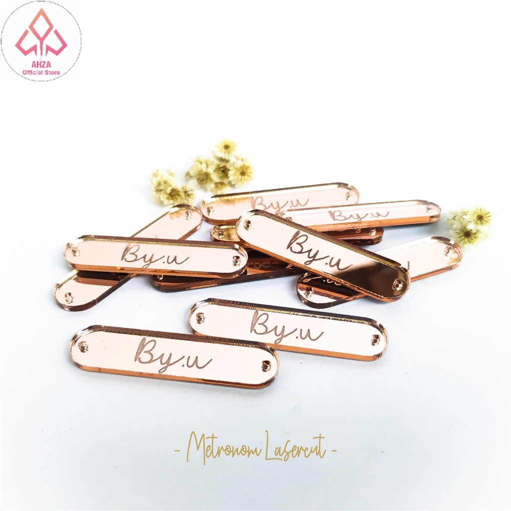 Jual Label Hijab Akrilik Rebranding Hijab/ Baju/ Gamis | Shopee Indonesia