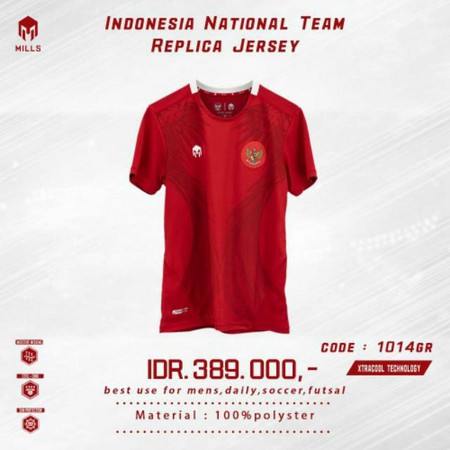 Jual jersey timnas indonesia 2020 original mills suporter version ...