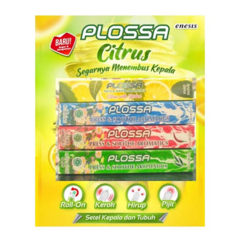 Jual PLOSSA PRESS & SOOTHE AROMATICS (Varian Aroma) | Shopee Indonesia