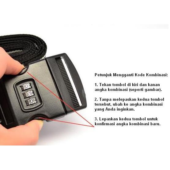 Jual TALI KOPER GOOD QUALITY TALI PENGAMAN KOPER ANTI MALING BANDARA ...