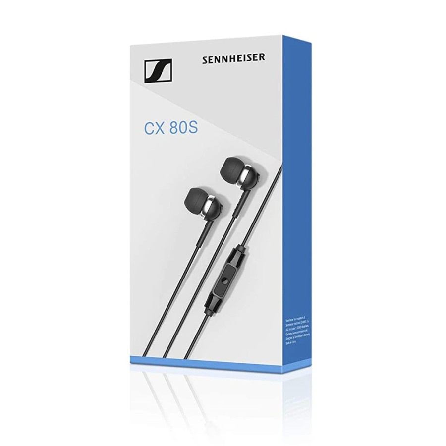 Jual Sennheiser CX80s in Ear Earphone with Mic | Shopee Indonesia
