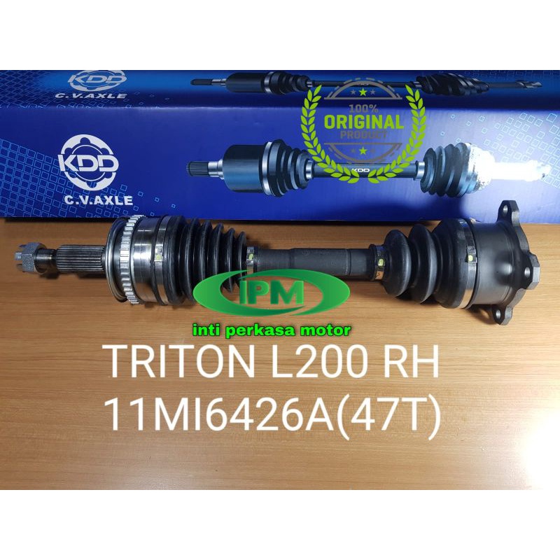 Jual DRIVE SHAFT ASSY CV JOINT ASSY TRITON L200 RH KDD JAPAN GARANSI ...