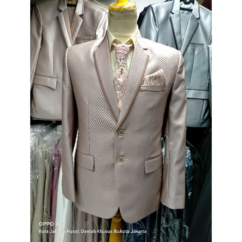 Jual jas rose gold jas nikah jas wedding jas slimfit jas pesta jas akad ...