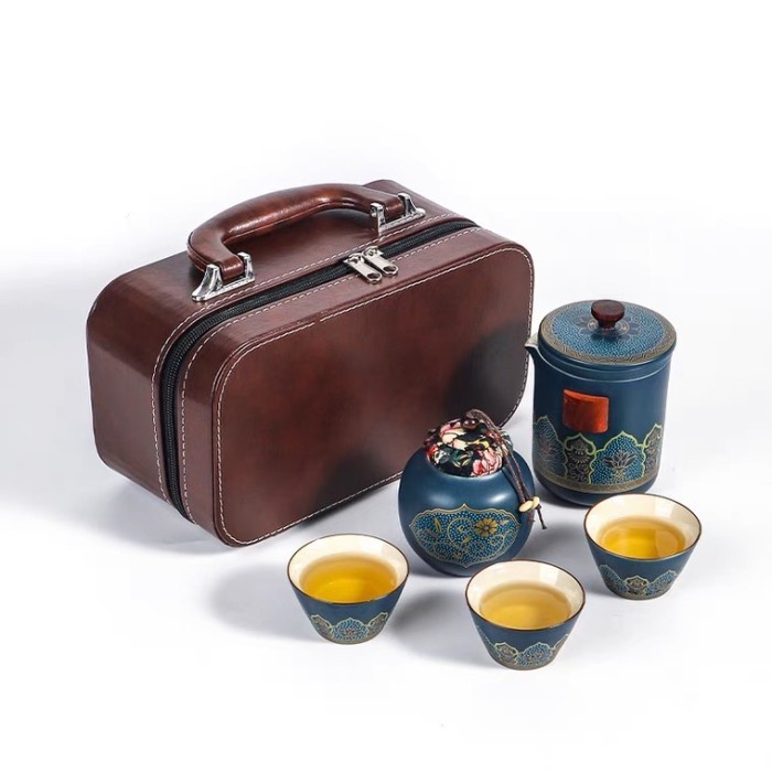 Jual Cangkir teh set chinesse ceramic tea pot set gift box imlek cny ...