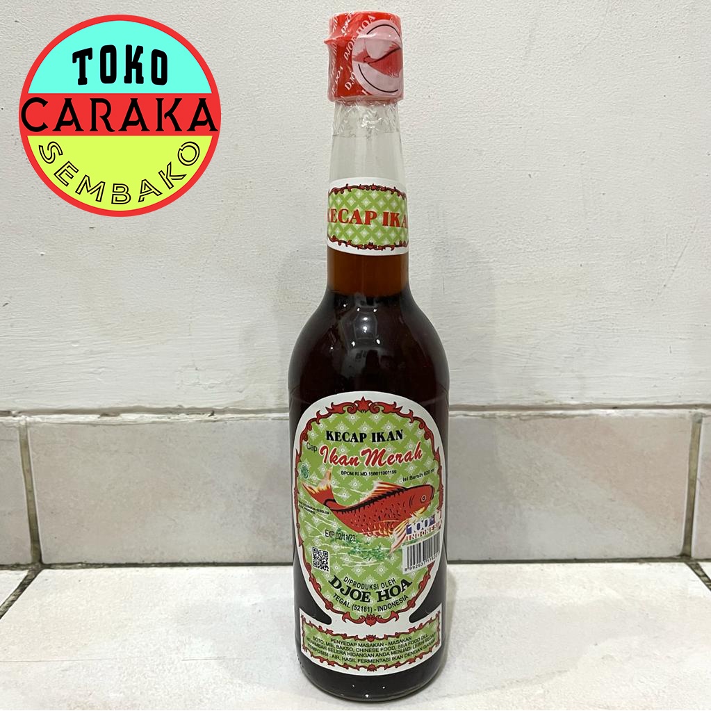 Jual Kecap Ikan cap Ikan Merah Djoe Hoa - Botol Besar - 620ml | Shopee ...