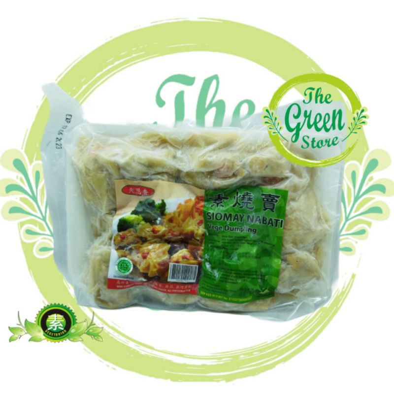 Jual SIOMAY /DUMPLING 350g Evergreen/Tien En Xiang vegetarian | Shopee ...