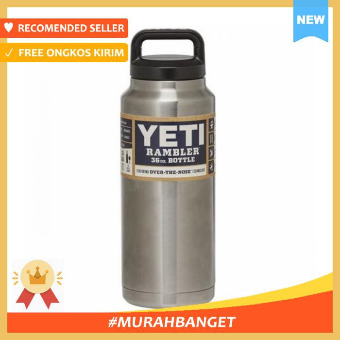 Jual Botol Minum & Termos - Yeti Rambler Thermos Stainless Steel 1080Ml Silver - Bekal | Shopee ...