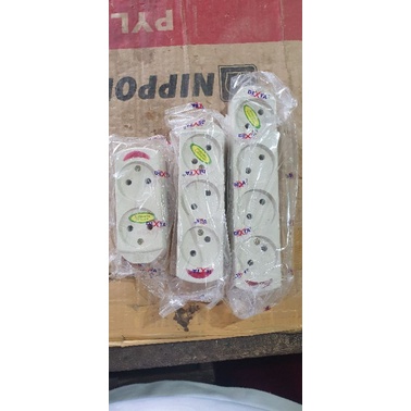 Jual stop kontak gepeng dexta kuningan | Shopee Indonesia