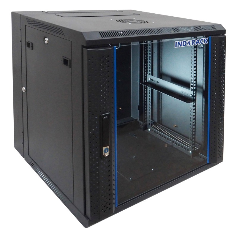 Jual INDORACK WALLMOUNT 12U DEPTH 550MM DOUBLE DOOR - WIR5512D GLASS ...