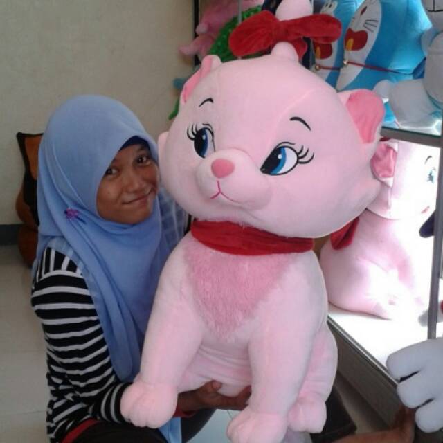 Jual Boneka MARIE CAT jumbo / boneka Kucing jumbo besar / boneka Mary ...