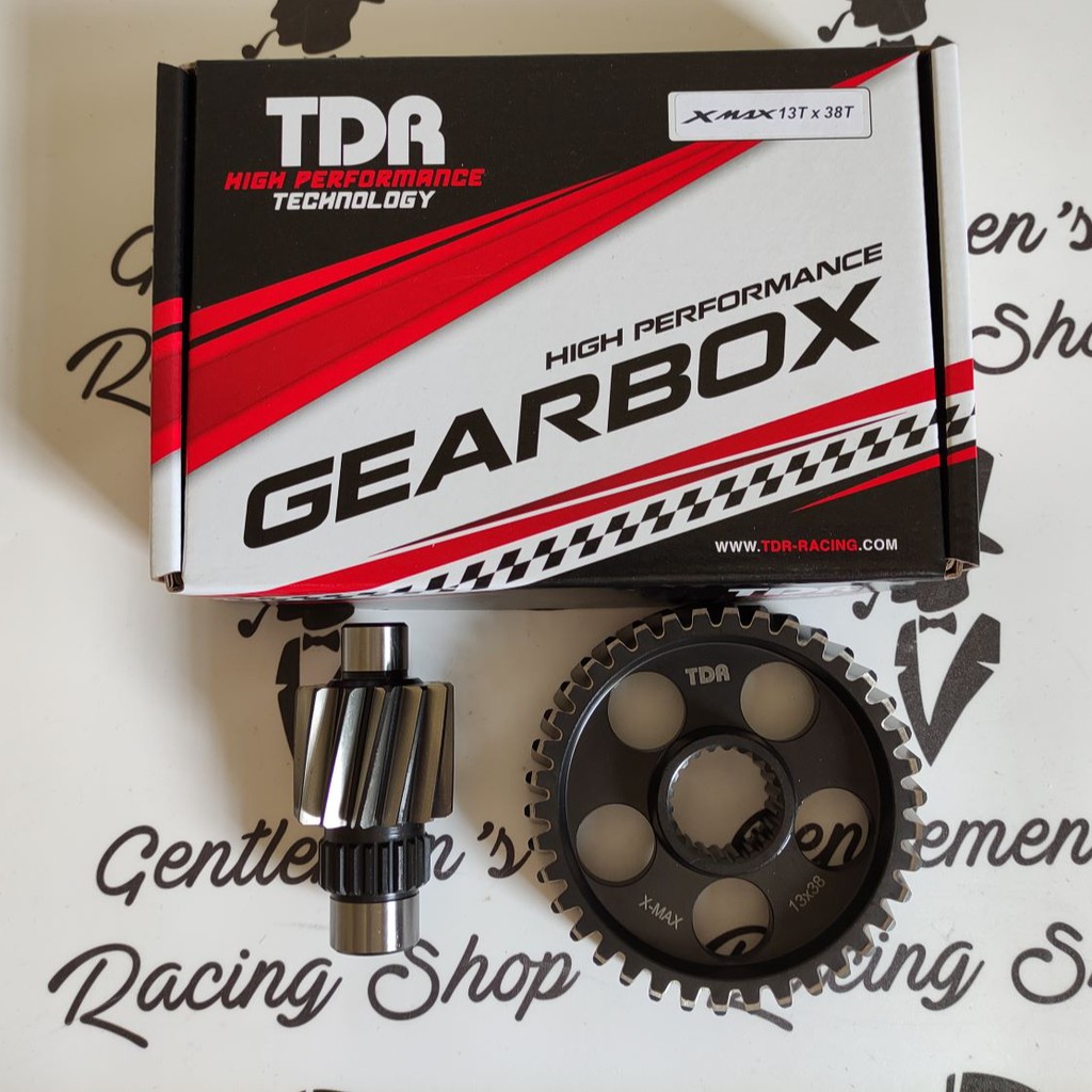 Jual GIGI RASIO XMAX 250 SIZE 13T X 38T -TDR RACING ORIGINAL GEAR BOX ...