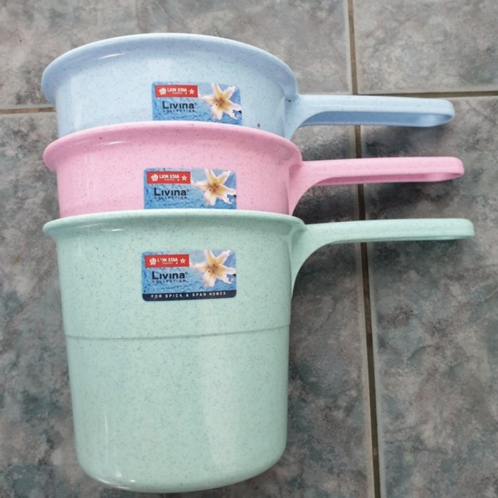 Jual Gayung Mandi LIVINA LION STAR DELUXE Keramik 1 5 Liter GL 15