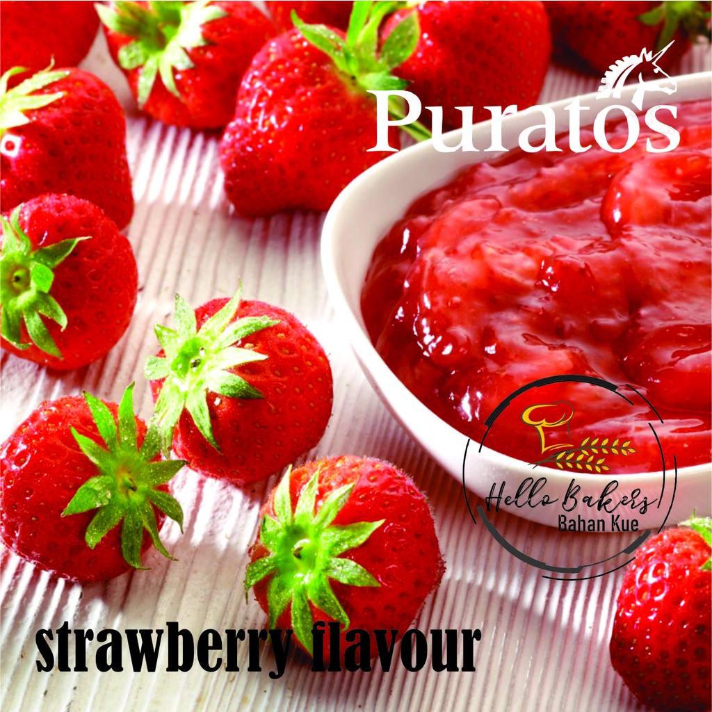 Jual PURATOS FILLING STRAWBERRY 500GR / FILLING STRAWBERRY / PURATOS ...