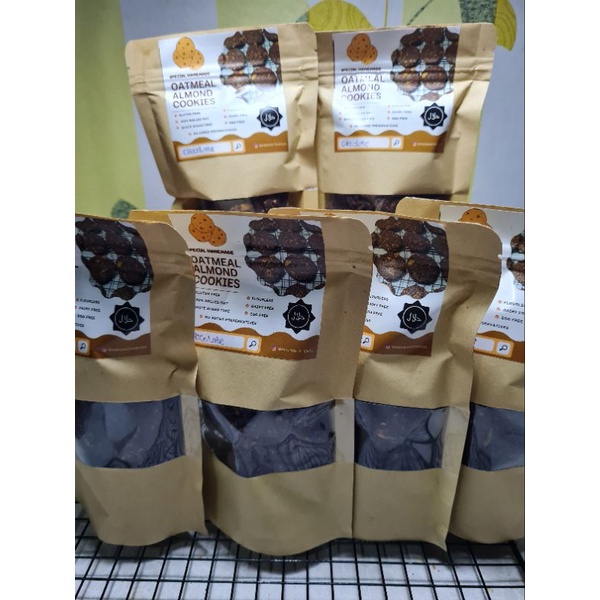 Jual oatmeal Almond choco Cookies | Shopee Indonesia