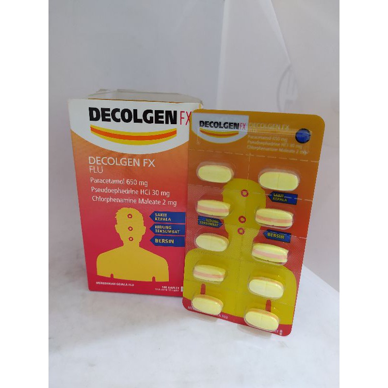 Jual DECOLGEN FX 10'S Tablet /Strip | Shopee Indonesia