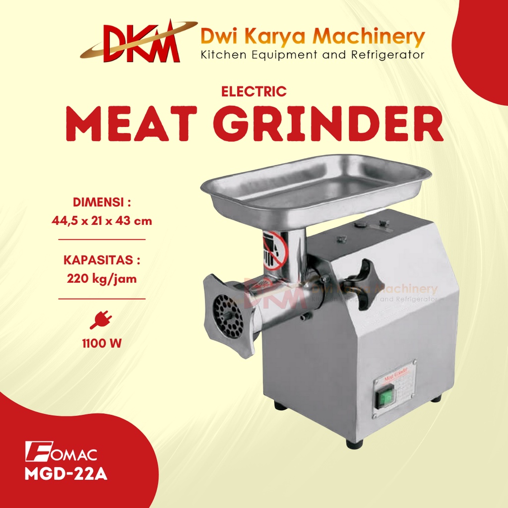 Jual Mesin Penggiling Daging / Meat Grinder Fomac MGD-22A | Shopee ...