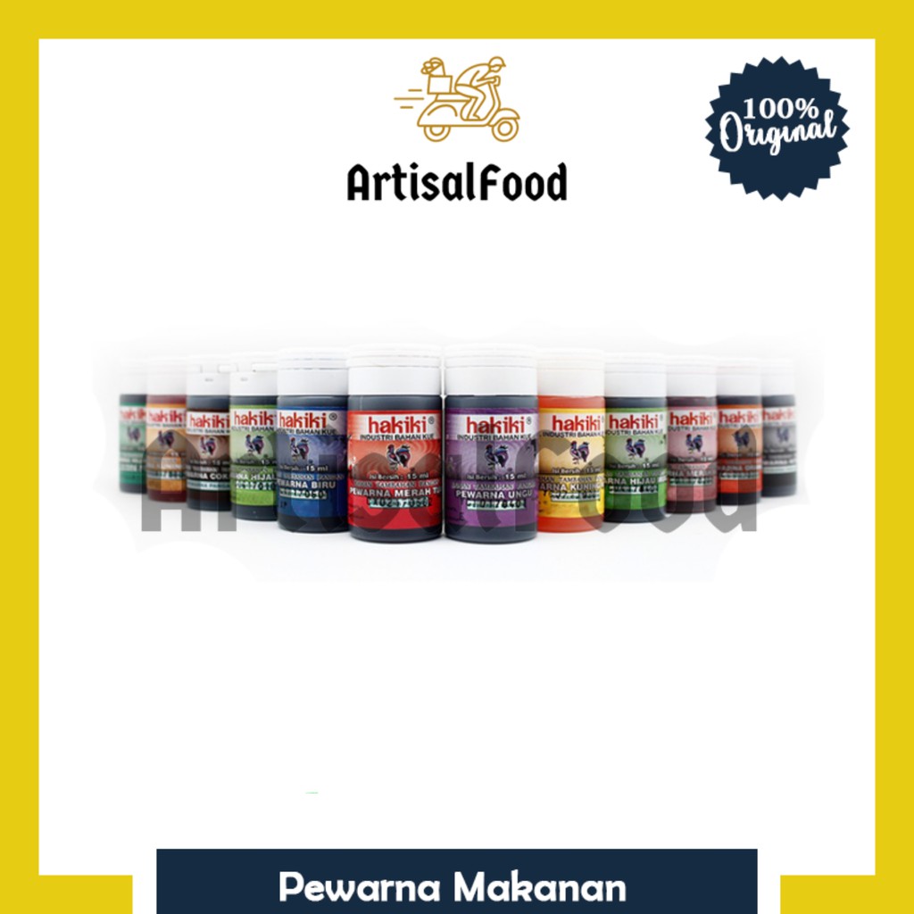 Jual Pewarna Makanan Hakiki Ayam Sumba 15ml sumbo Food Colouring ...
